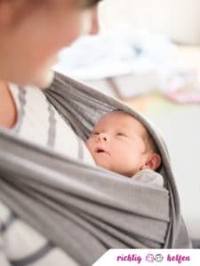 Baby pucken aber sicher - Richtig helfen
